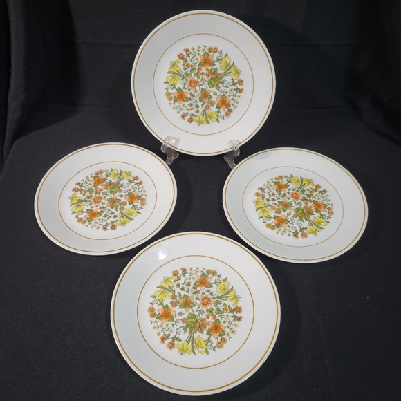 Corelle | Dining | 4 Vintage Corelle Indian Summer 85 Salad Luncheon ...